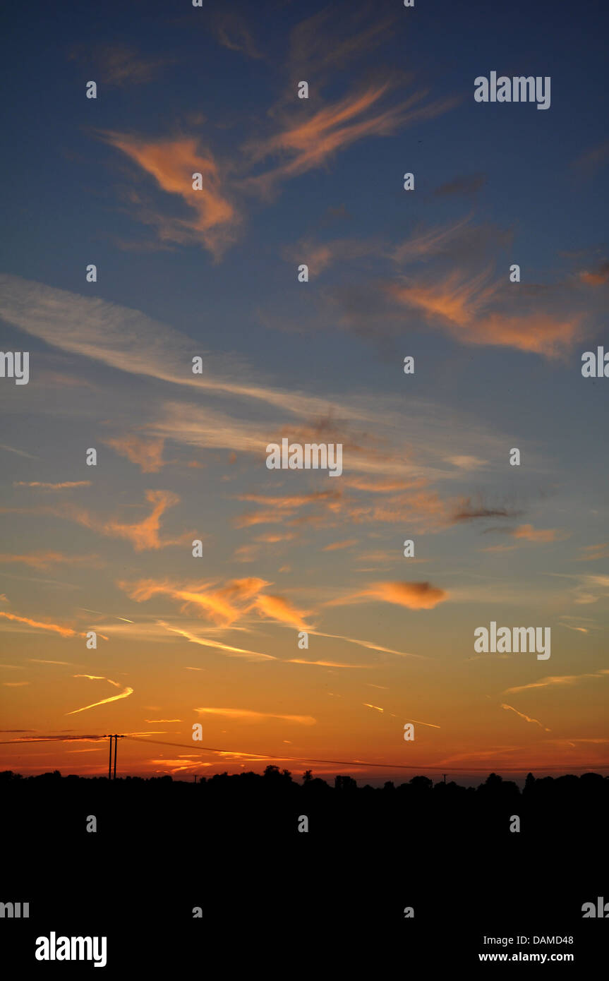 Black clouds over field landscape hi-res stock photography and images ...