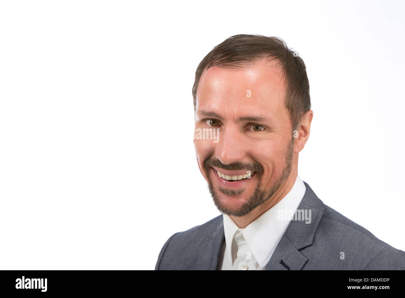 Portrait of businessman, smiling Stock Photo - Alamy