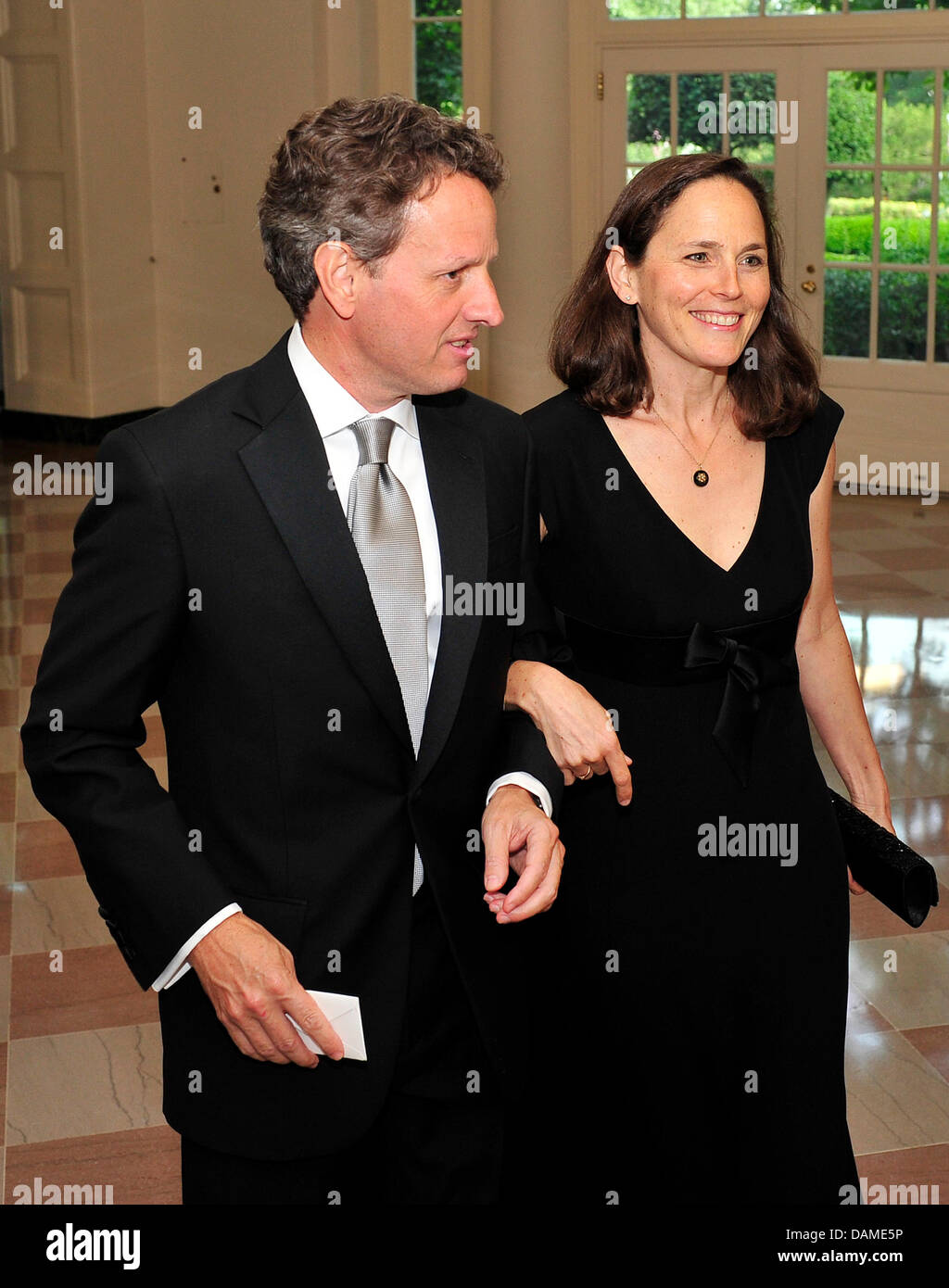 United States Secretary of the Treasury Timothy Geithner, and his wife ...