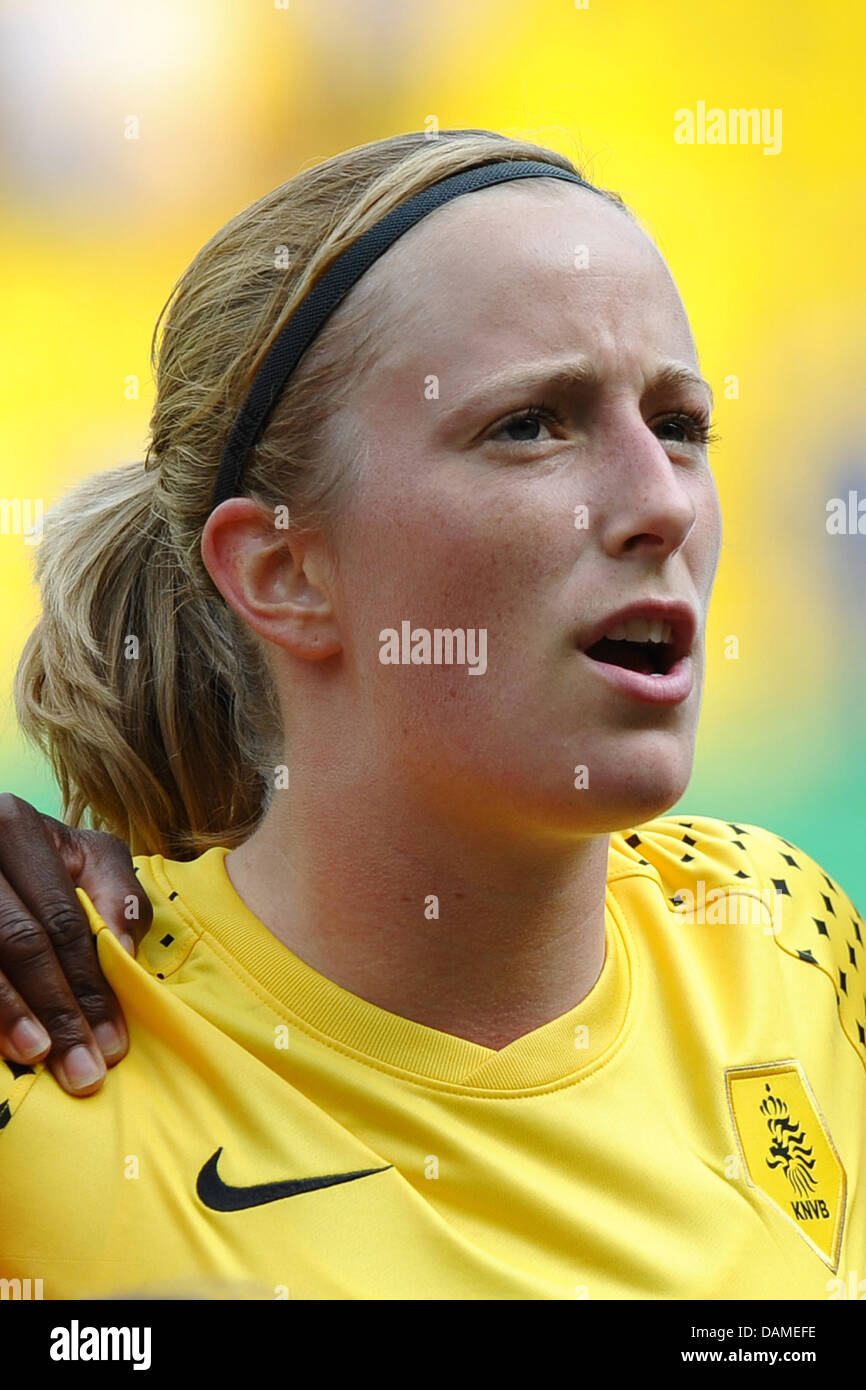 Loes Geurts, goalkeeper of the Netherlands, is pictured during the ...