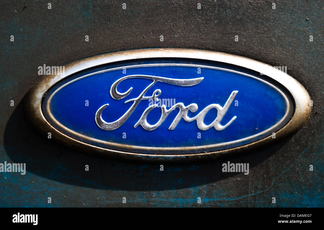 A rusty logo of Ford is pictured in Berlin, Germany, 09 June 2011 ...