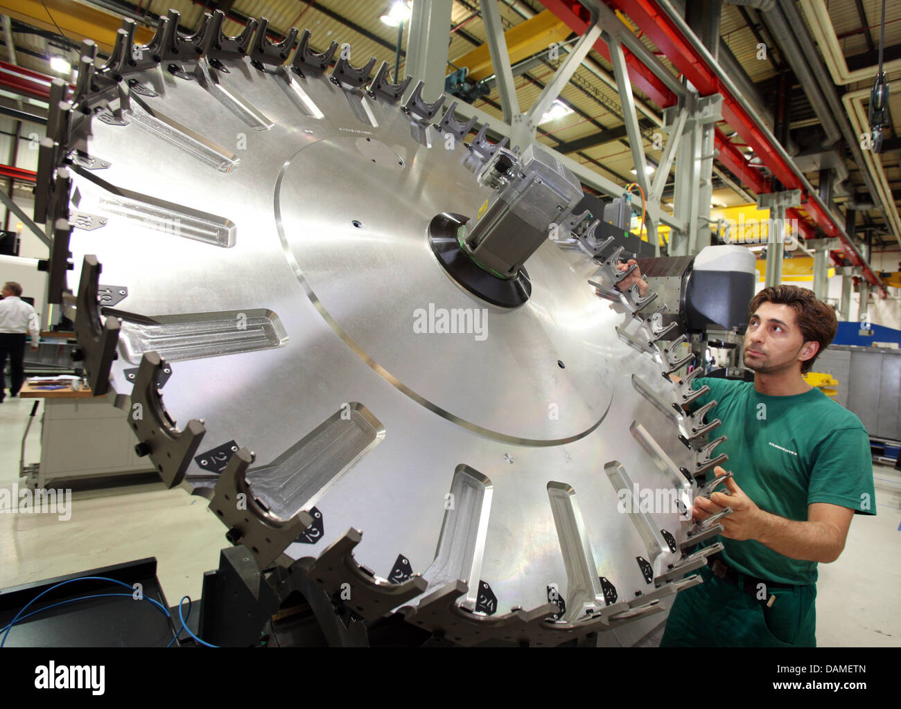 (FILE) An archive photo dated 31 May 2011 shows an employee of ...