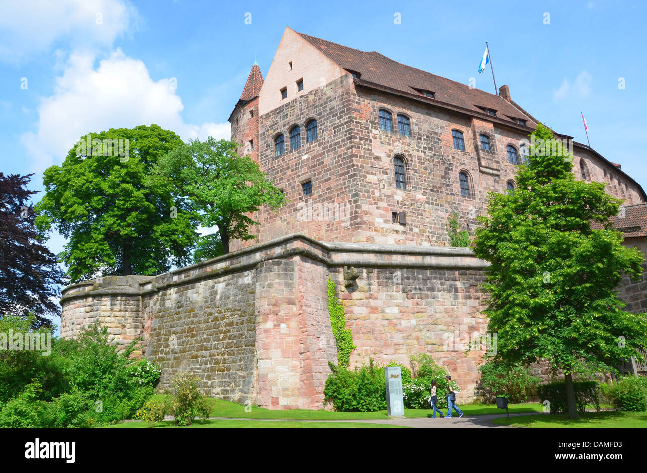 Nuremberg Castle, medieval fortification, Holy Roman Empire, Bavaria ...