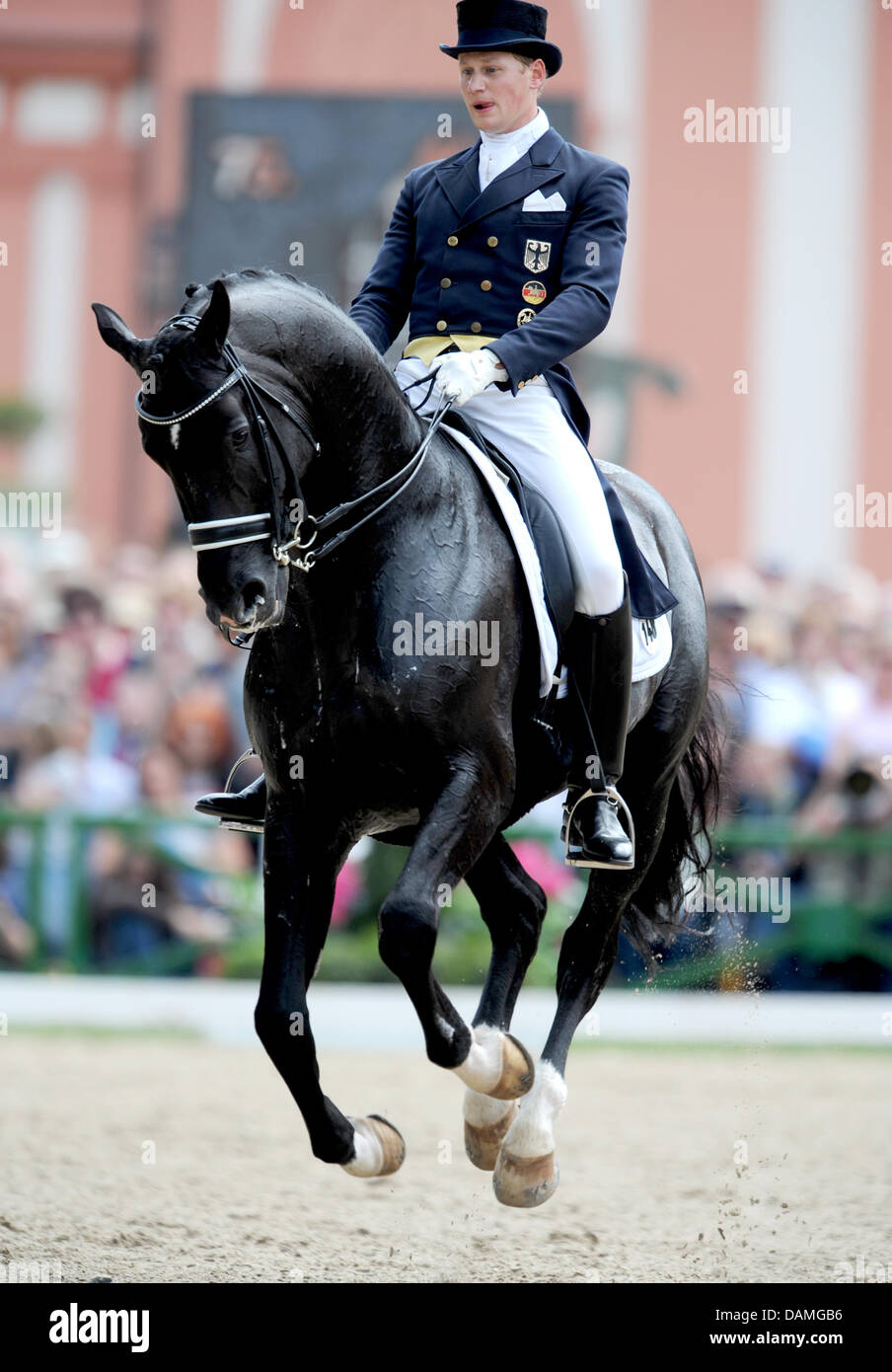 Dressage rider Matthias Rath rides on the multi-million euro horse ...