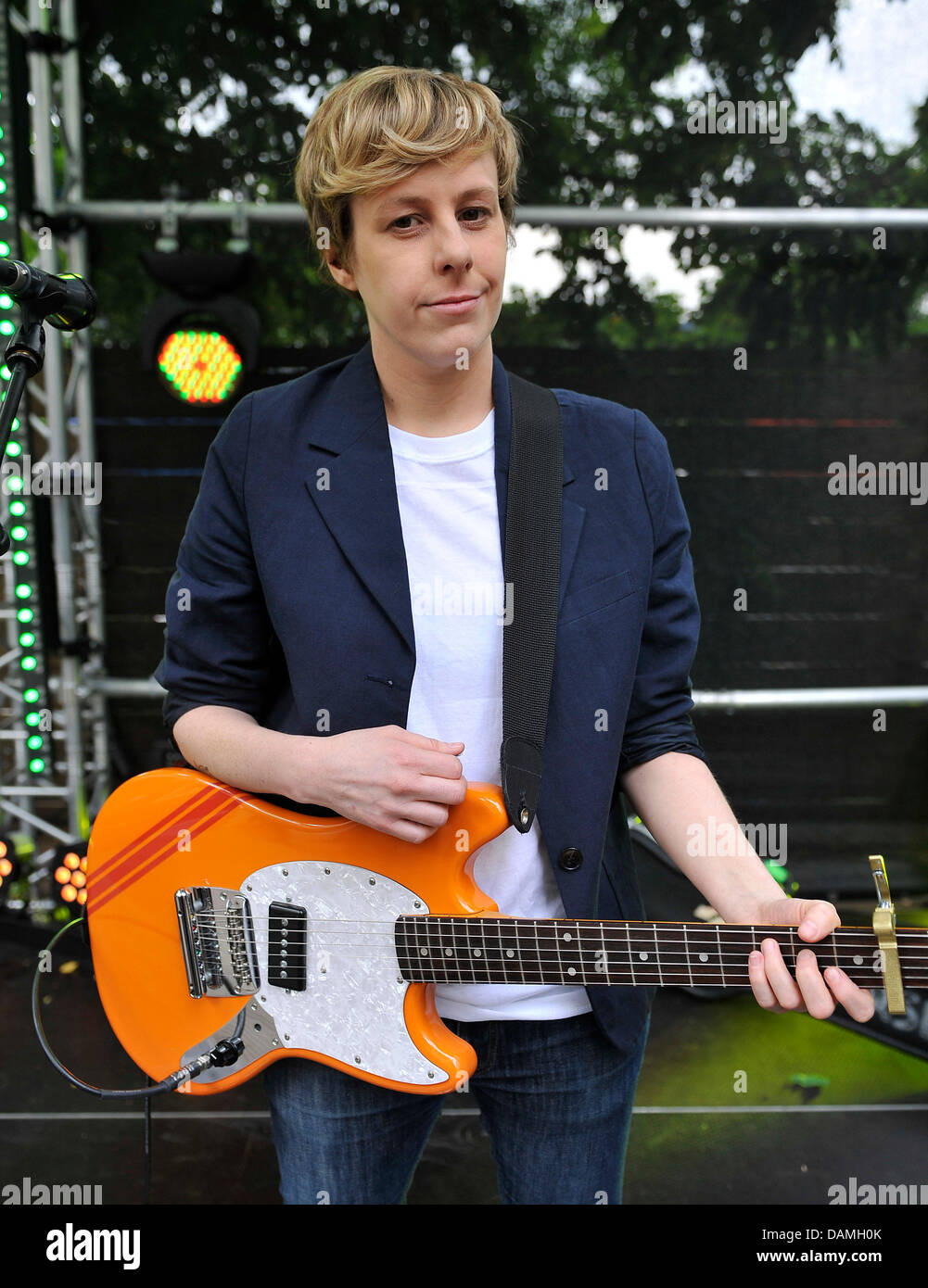 Singer Kate Cooper of the Australian band An Horse poses at a film ...