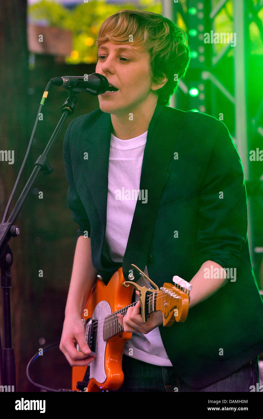 Singer Kate Cooper of the Australian band An Horse is pictured during a ...