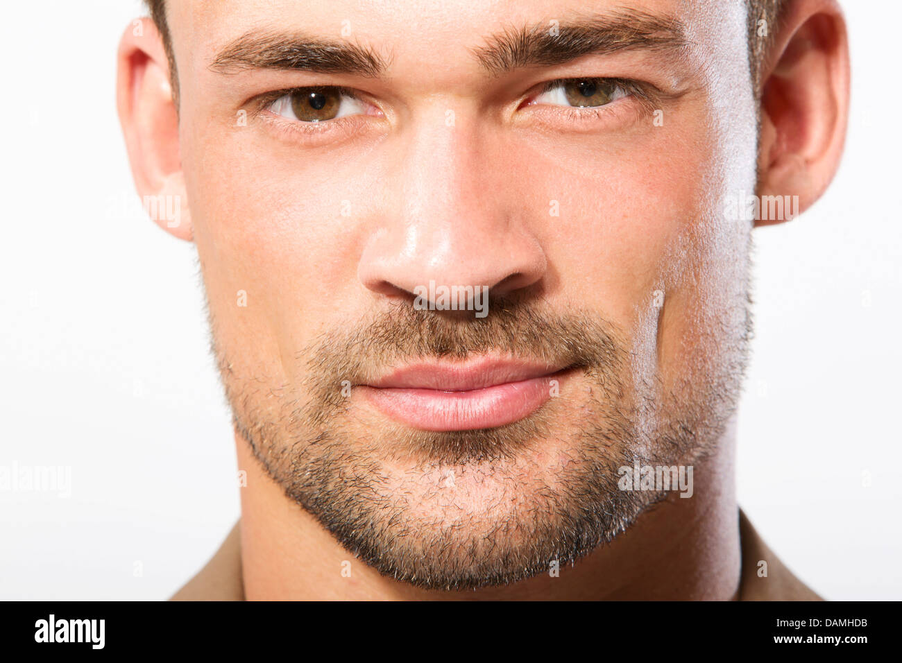 Portrait of young man, close up Stock Photo - Alamy