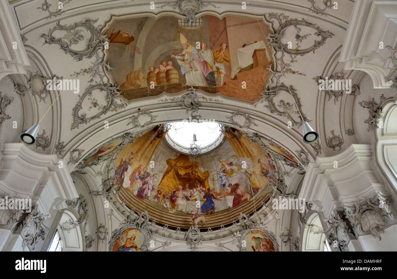 St Nicholas church in Spalt, Germany, Bavaria Franconia Stock Photo - Alamy