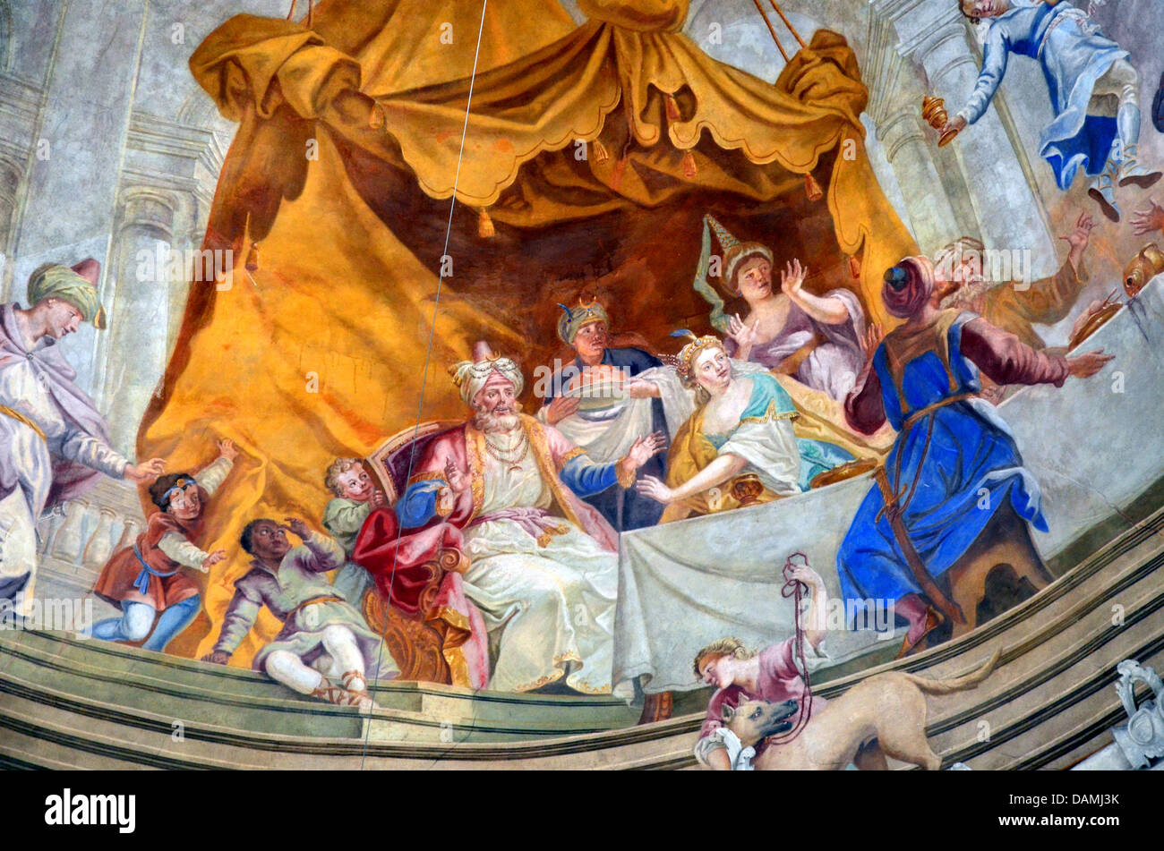 St Nicholas church in Spalt, Germany, Bavaria Franconia Stock Photo - Alamy