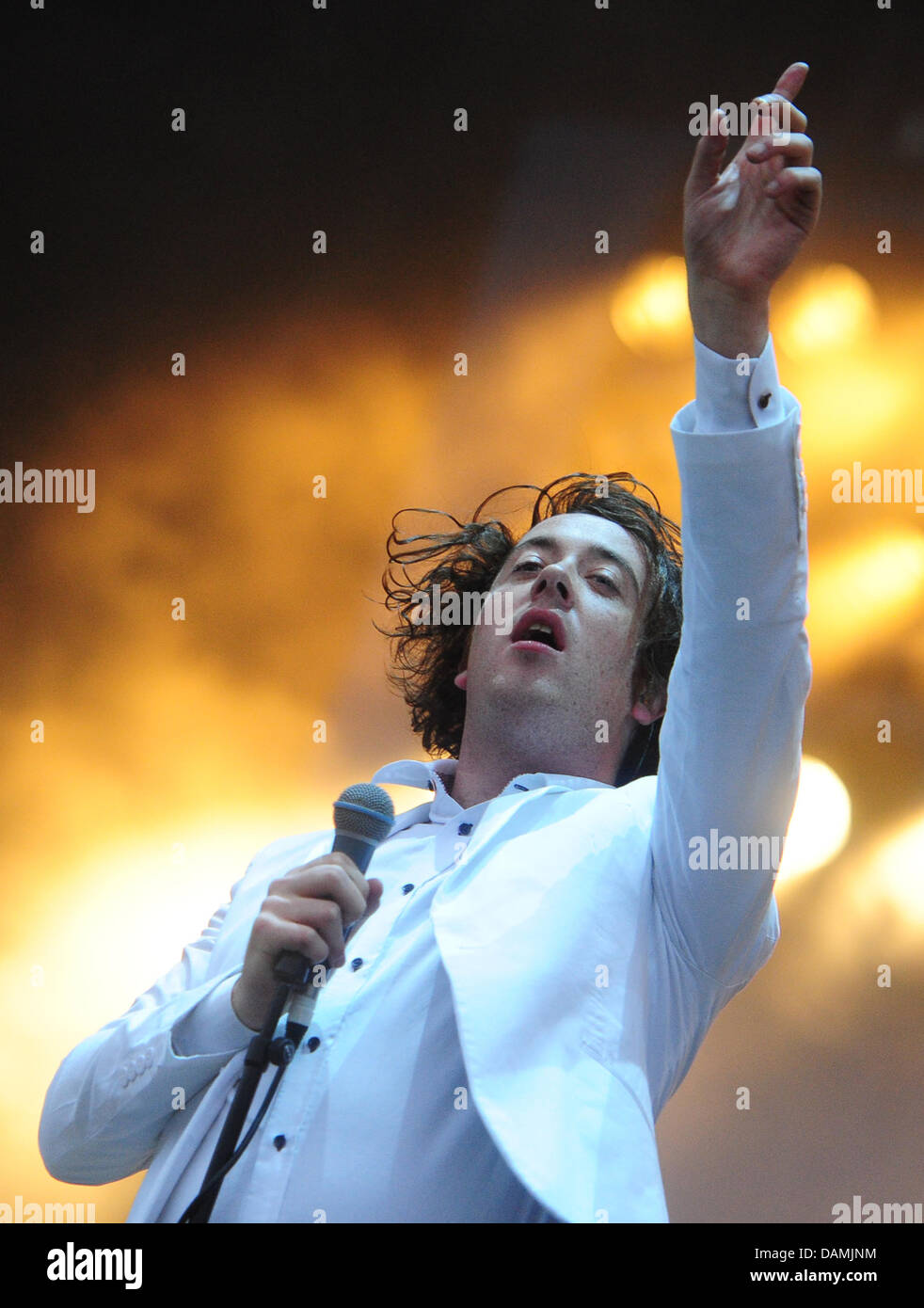 Matthew Murphy, singer and guitarist of the English alternative rock ...