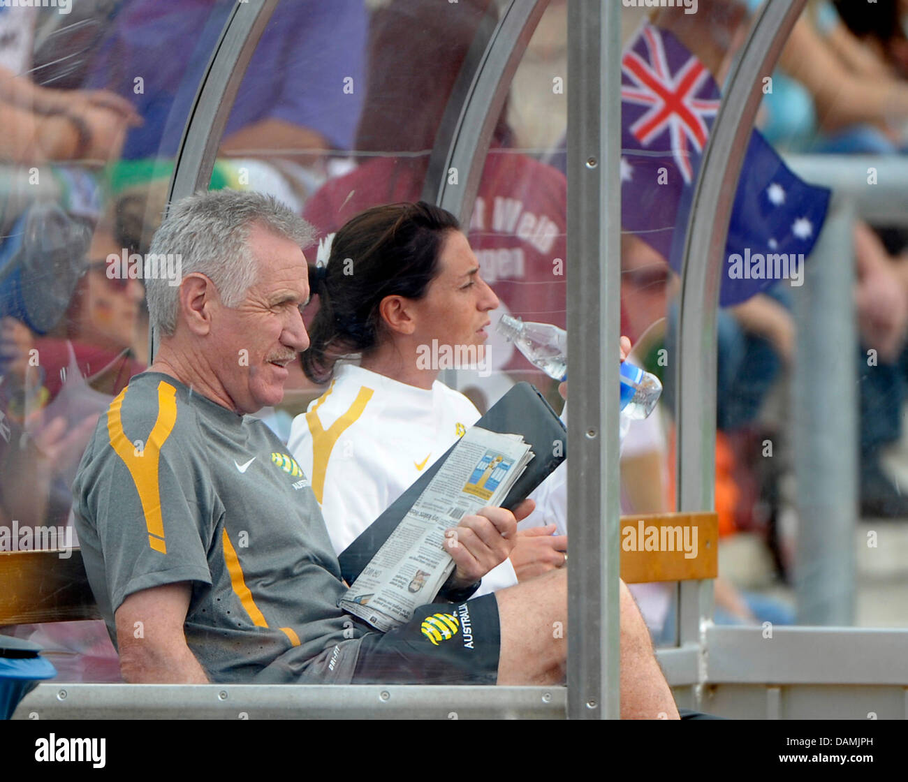 Coach Tom Sermanni of the Australian National Women's soccer team is ...