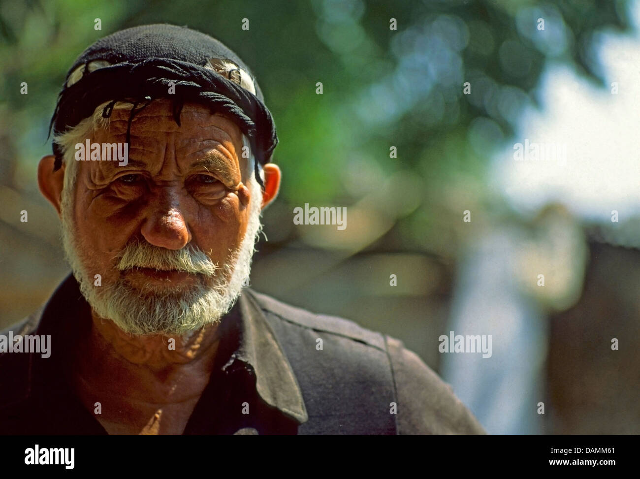 portrait of a 85 year old Cretan man, Greece, Crete Stock Photo - Alamy