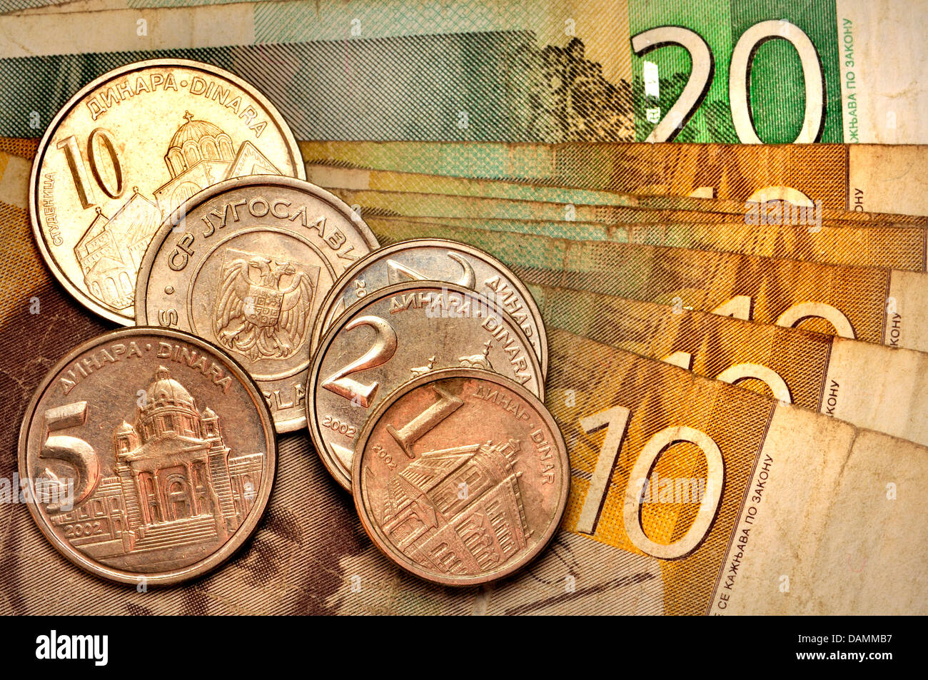 Serbian banknotes hi-res stock photography and images - Alamy