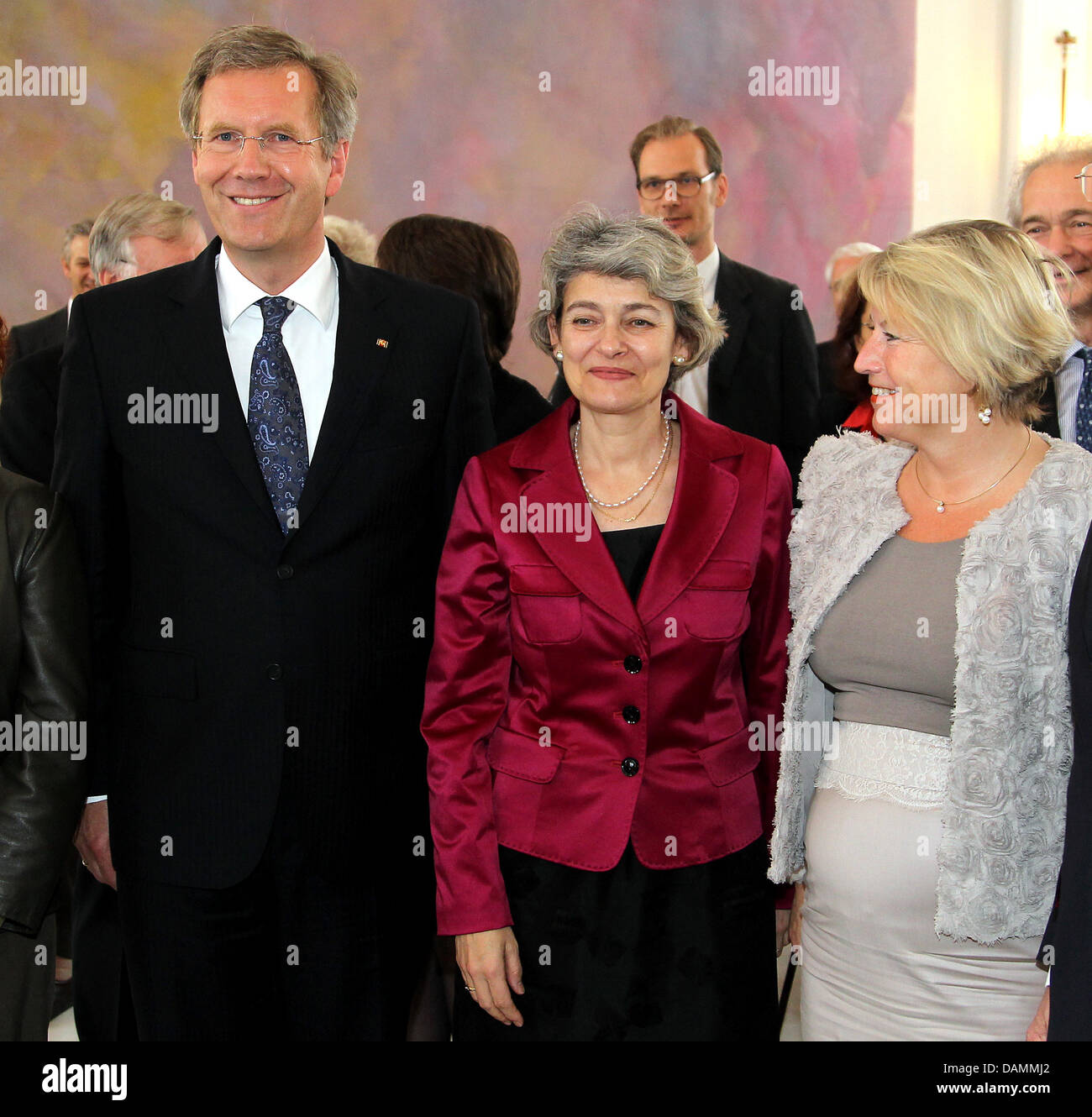 German President Christian Wulff (L-R), Director-General of UNESCO ...