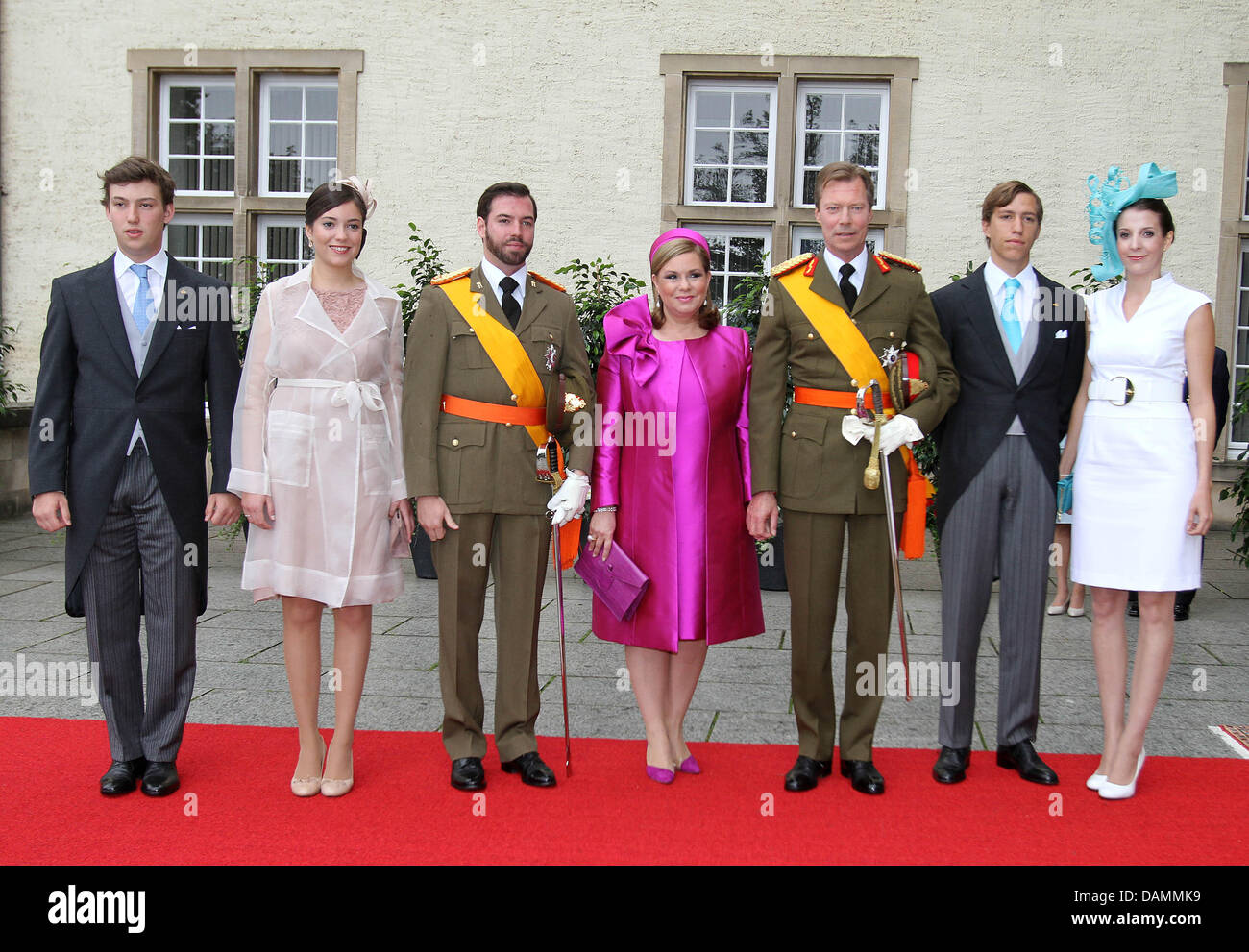 Prince Sebastian, Princess Alexandra, Hereditary Grand Duke Guillaume ...