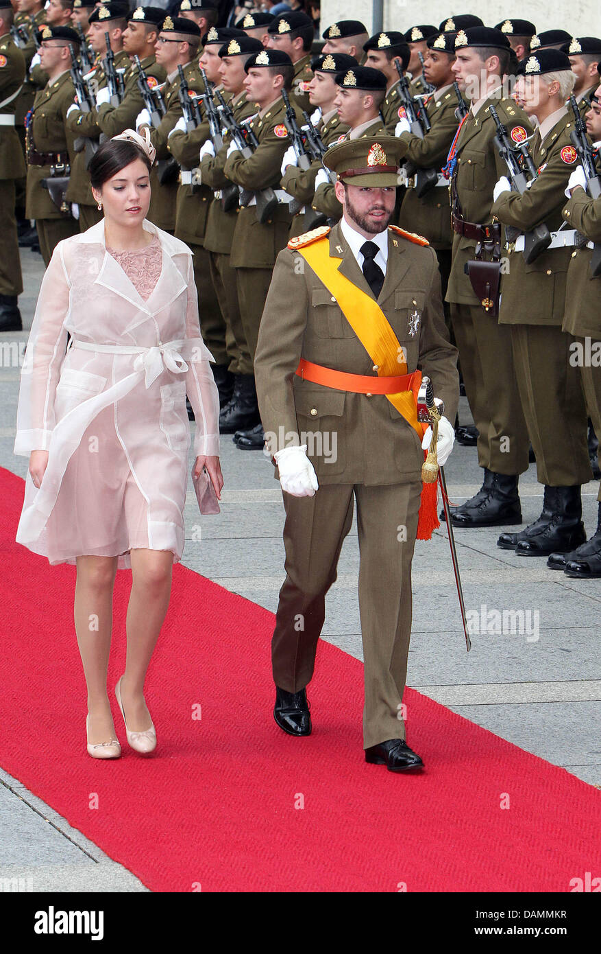 Princess Alexandra and Hereditary Grand Duke Guillaume attend the ...