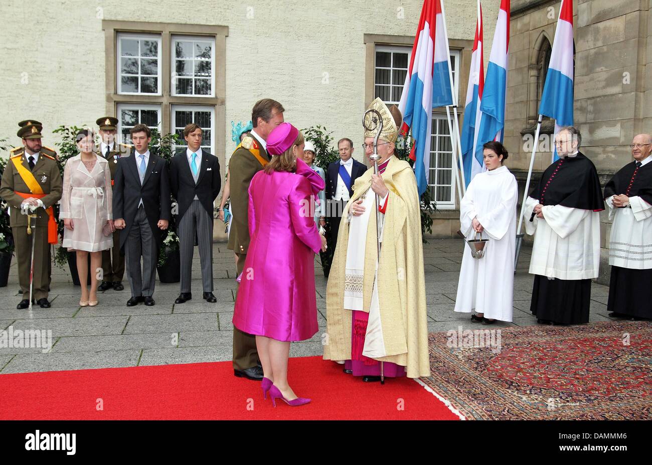 Hereditary Grand Duke Guillaume, Princess Alexandra, Prince Sebastian ...