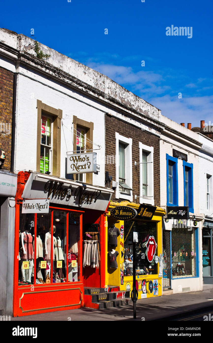 Pembridge road shops near to Portobello road in Notting Hill, London ...