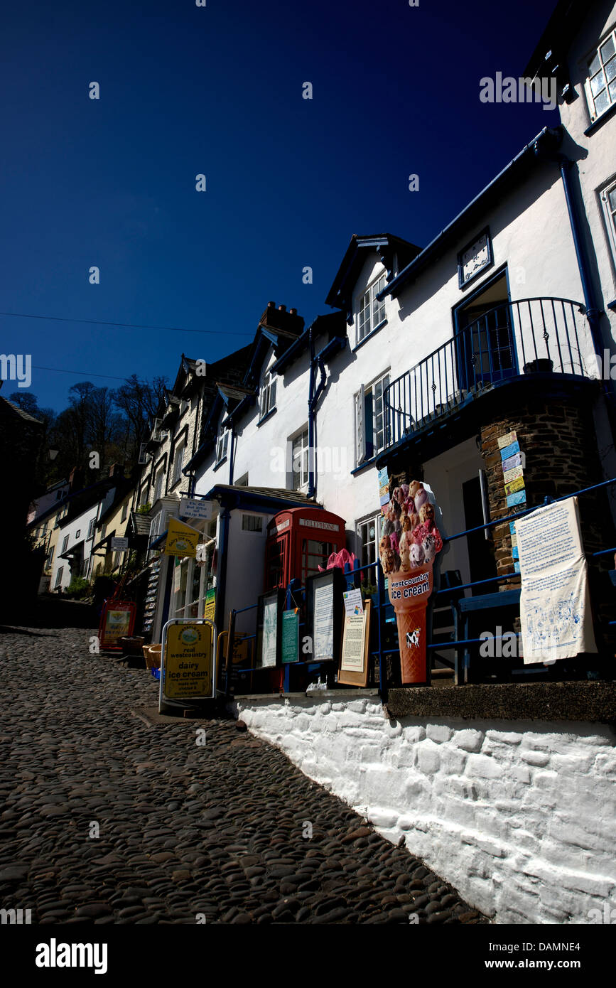Clovelly Cornwall UK Stock Photo - Alamy