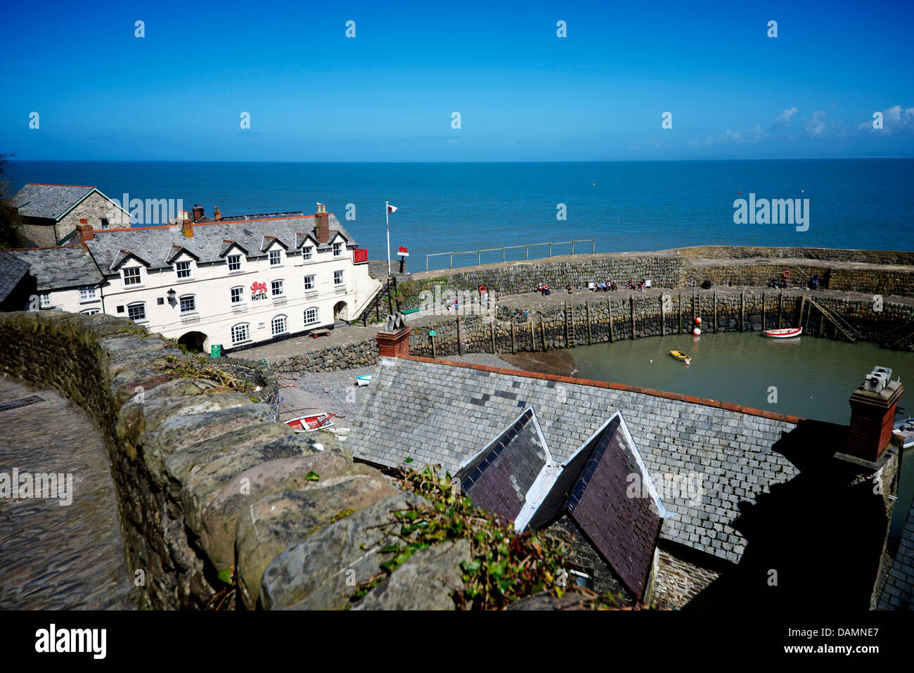 Clovelly Cornwall UK Stock Photo - Alamy