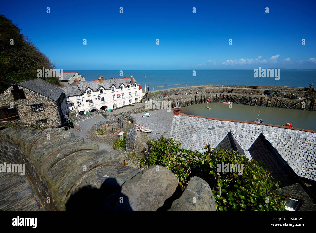 Clovelly Cornwall UK Stock Photo - Alamy