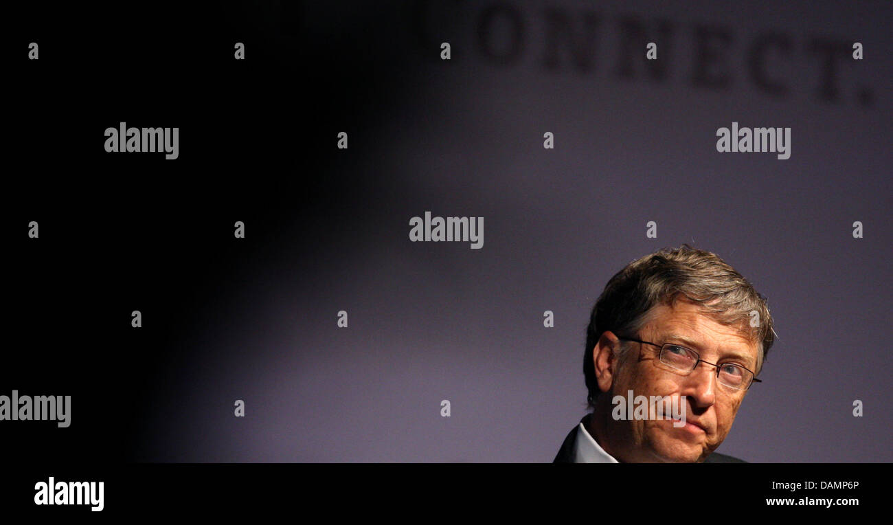 Microsoft founder Bill Gates attends the Nobel meeting conference in ...