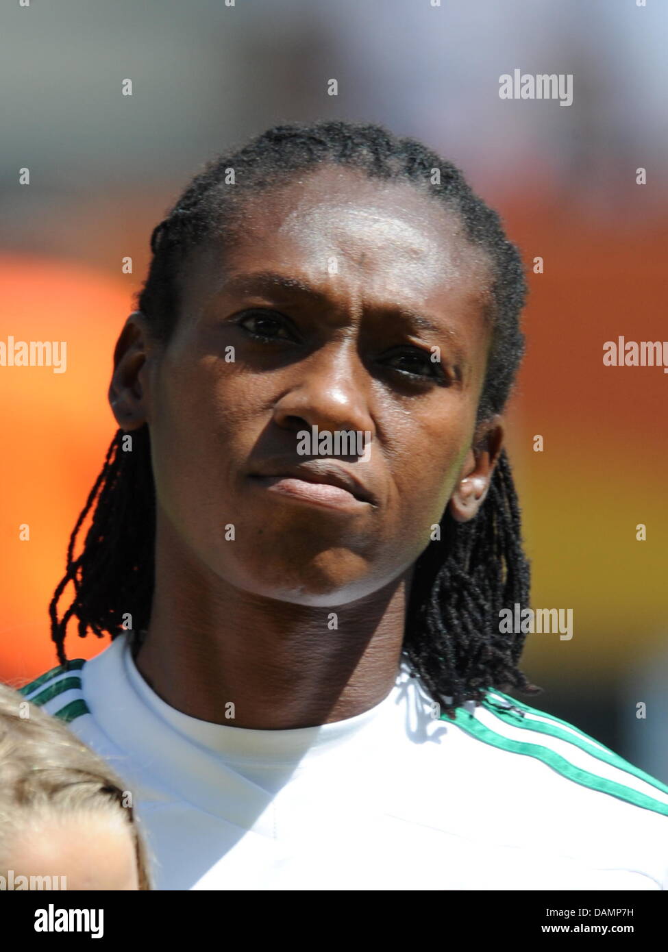 Stella Mbachu of Nigeria prior to the Group A match Nigeria against ...