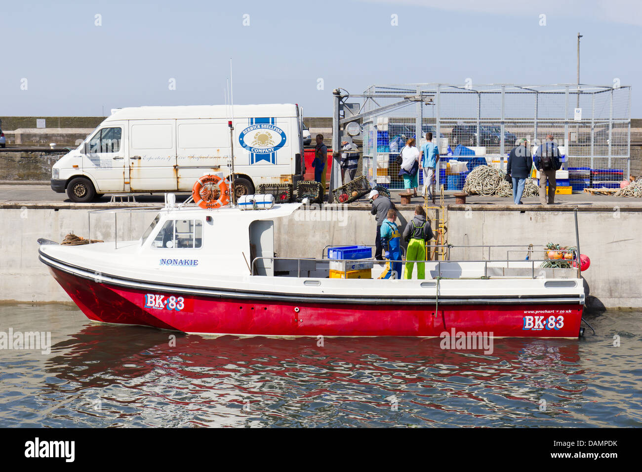 Seahouses fishing boat hi-res stock photography and images - Alamy