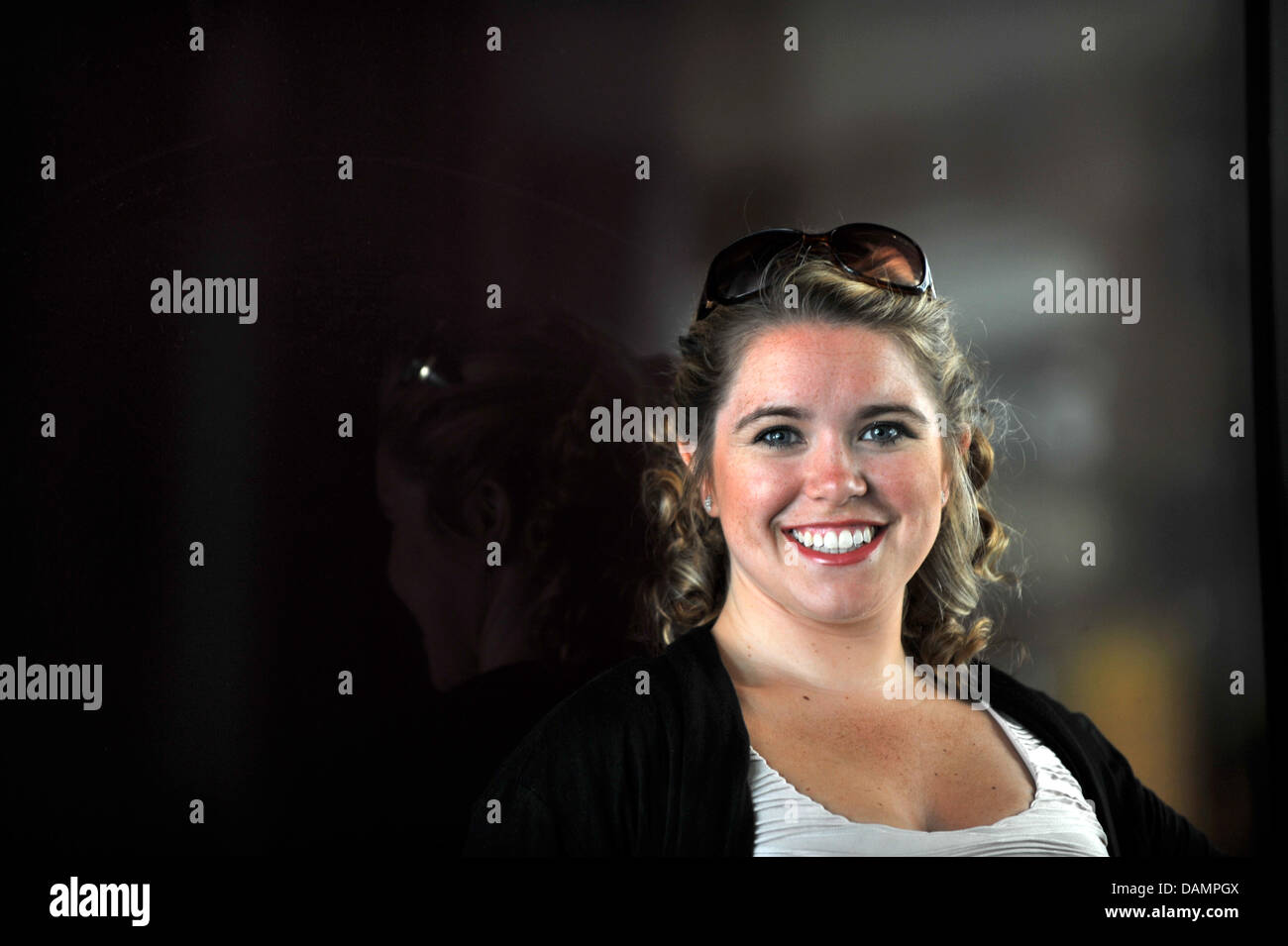 (EXCLUSIVE) The Irish singer Tara Erraught smiles in Munich, Germany ...