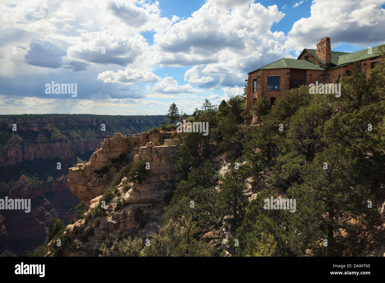 Usa Arizona Grand Canyon National Park North Rim Historic Grand