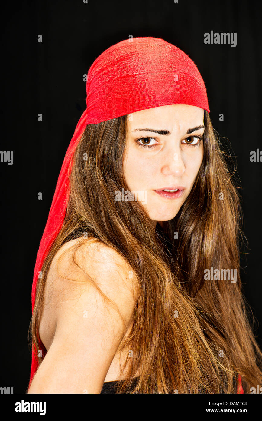 Burnette hair hi-res stock photography and images - Alamy
