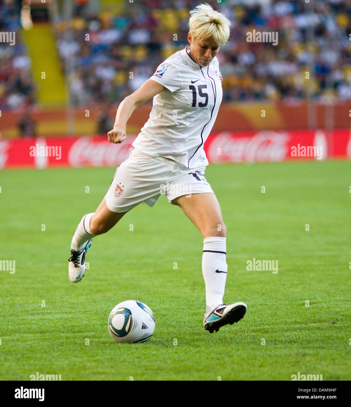 Megan Rapinoe of USA during the Group C match USA against North Korea ...