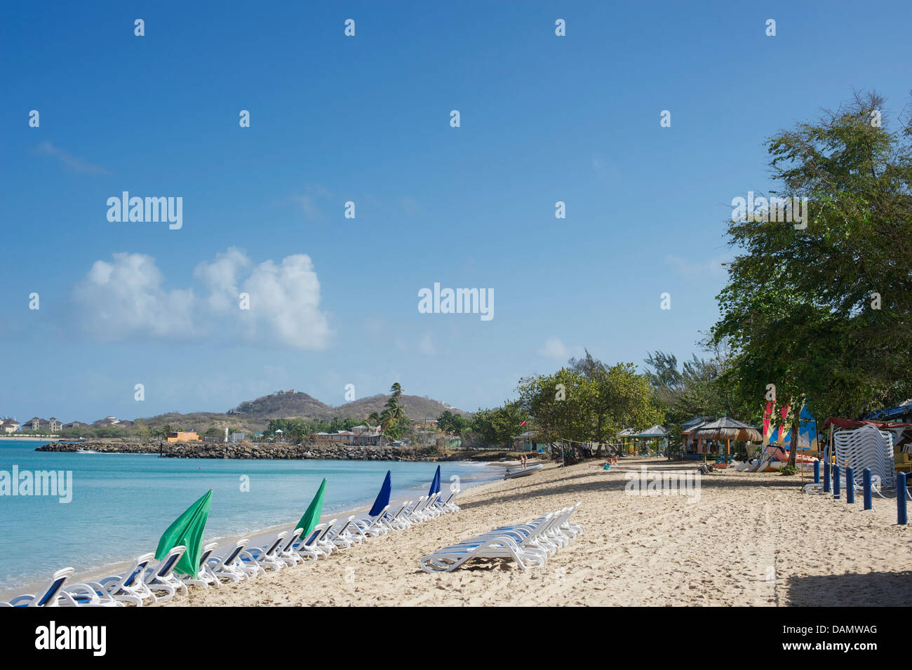 Caribbean scenes : St Lucia Stock Photo - Alamy