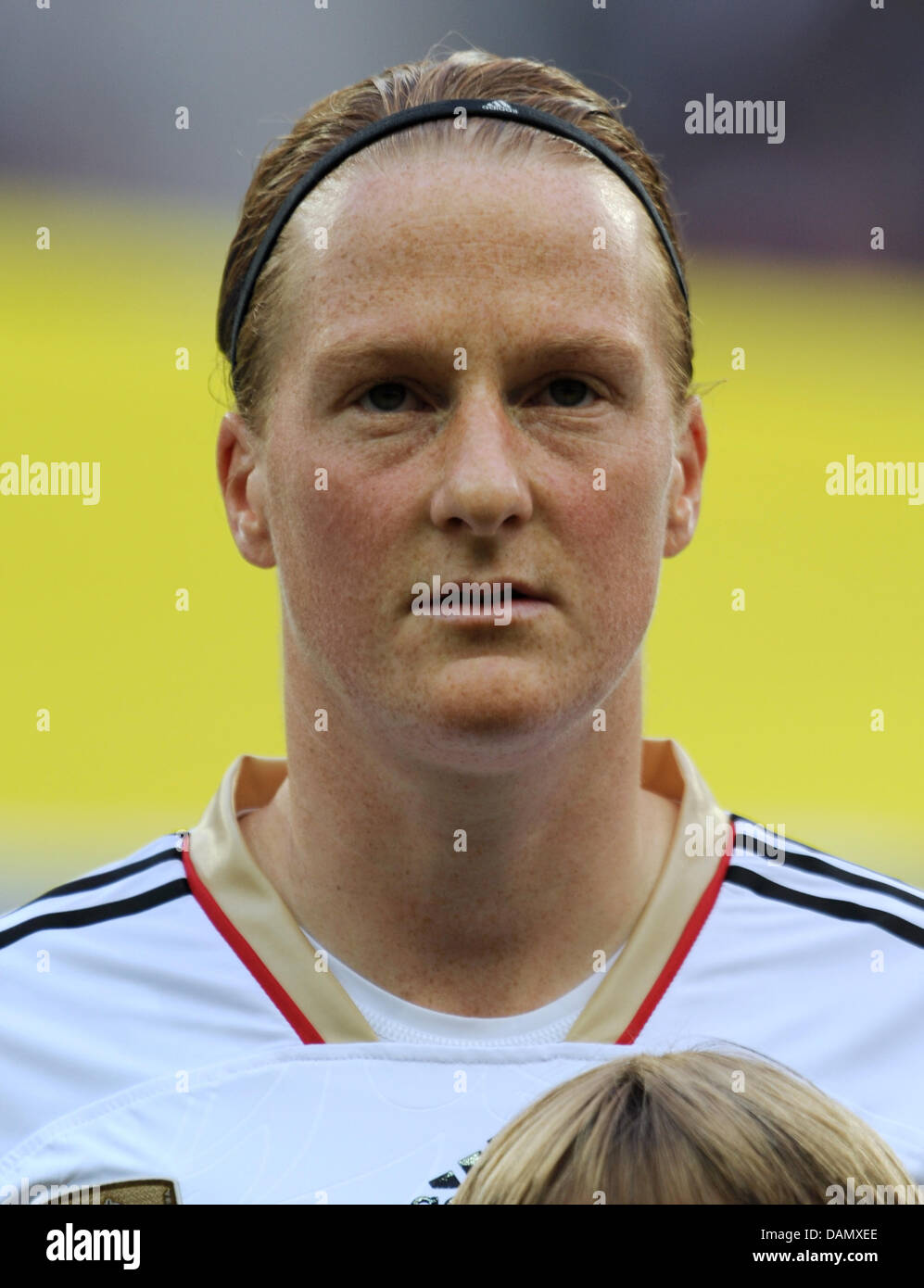 Melanie Behringer of Germany is pictured prior to the Group A match ...