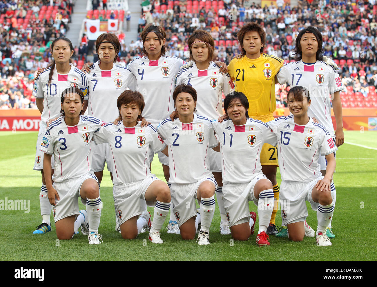 Homare Sawa, Kozue Ando, Saki Kumagai, Mizuho Sakaguchi, Ayumi Kaihori ...