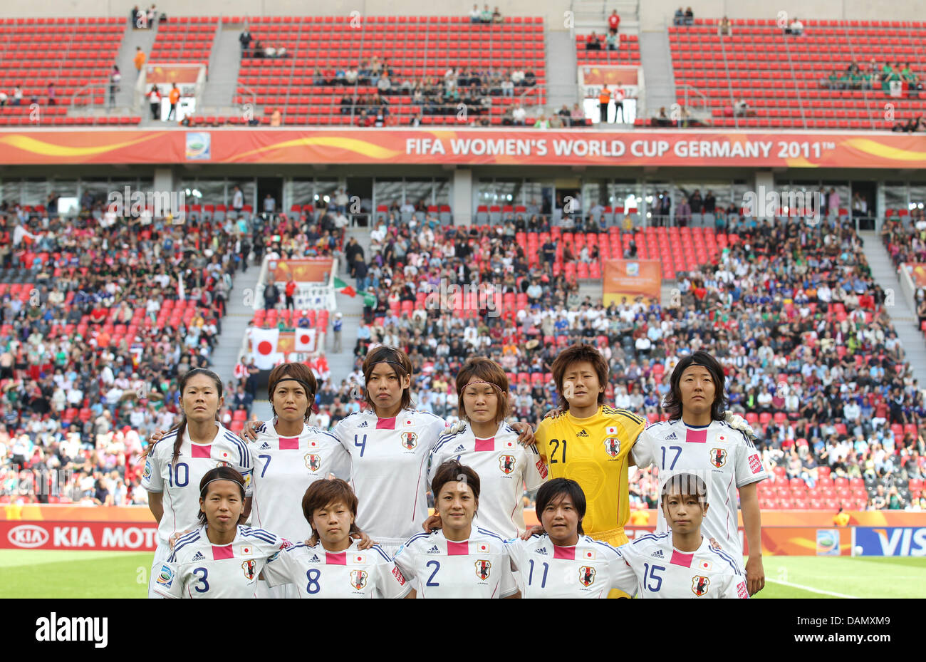 Homare Sawa, Kozue Ando, Saki Kumagai, Mizuho Sakaguchi, Ayumi Kaihori ...