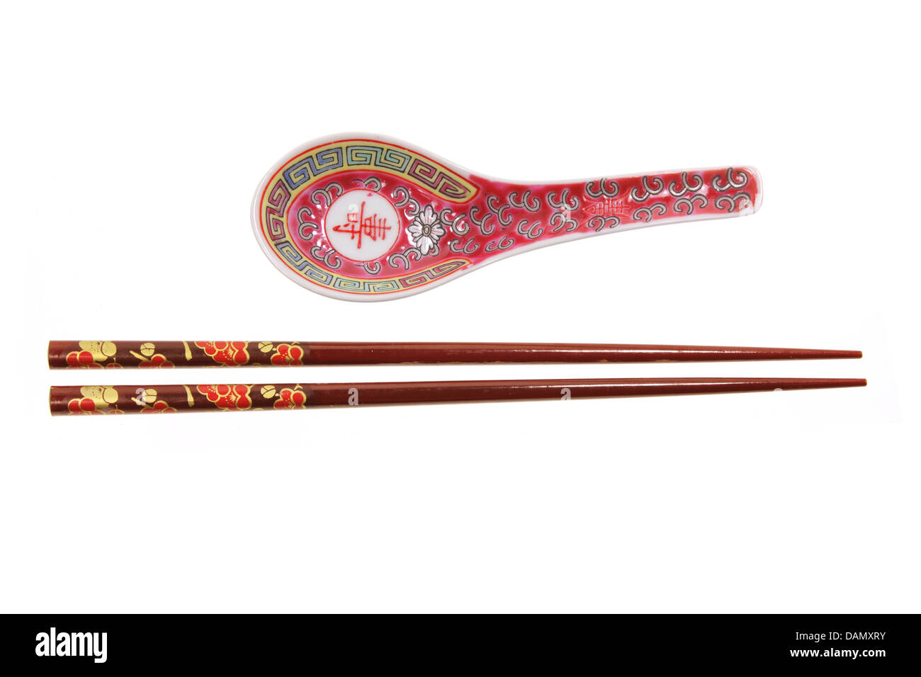 Chinese porcelain soup spoon hi-res stock photography and images - Alamy