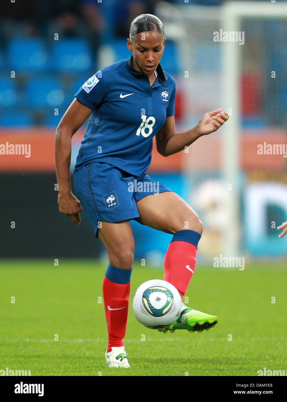 Marie-Laure Delie of France during the Group A match Canada against ...