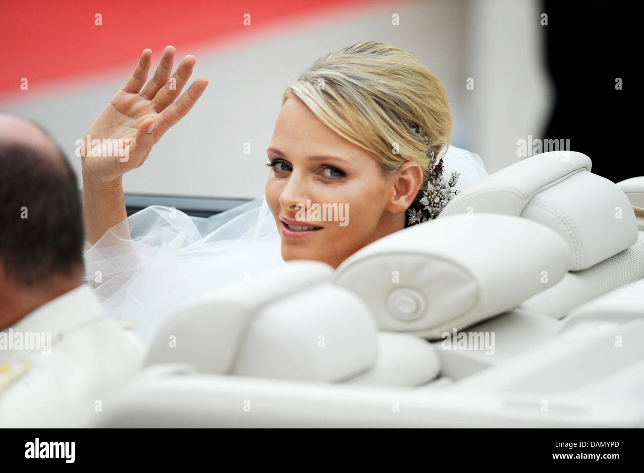 Princess Charlene after the religious wedding with Prince Albert II of ...