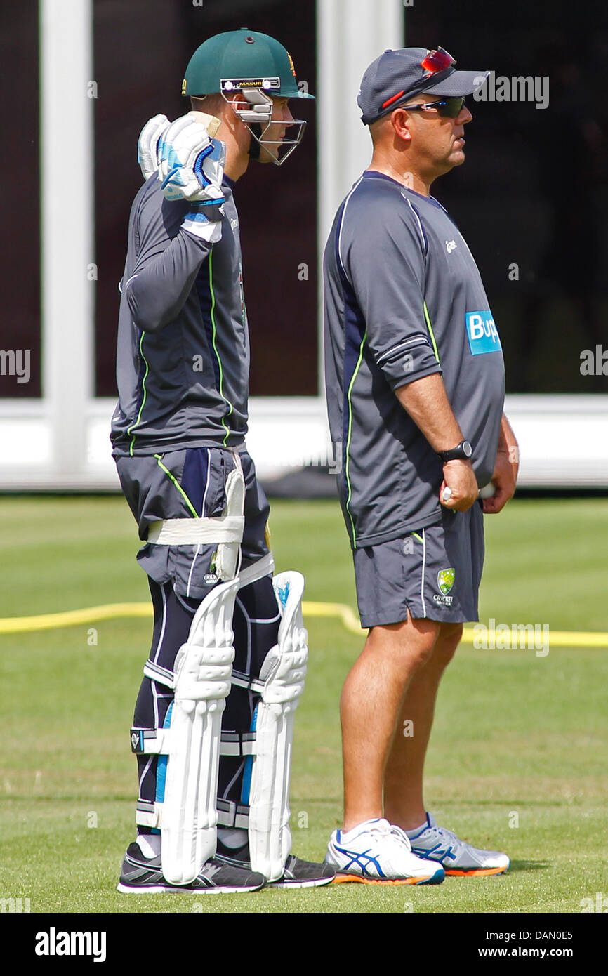 Darren lehmann test cricket hi-res stock photography and images - Alamy