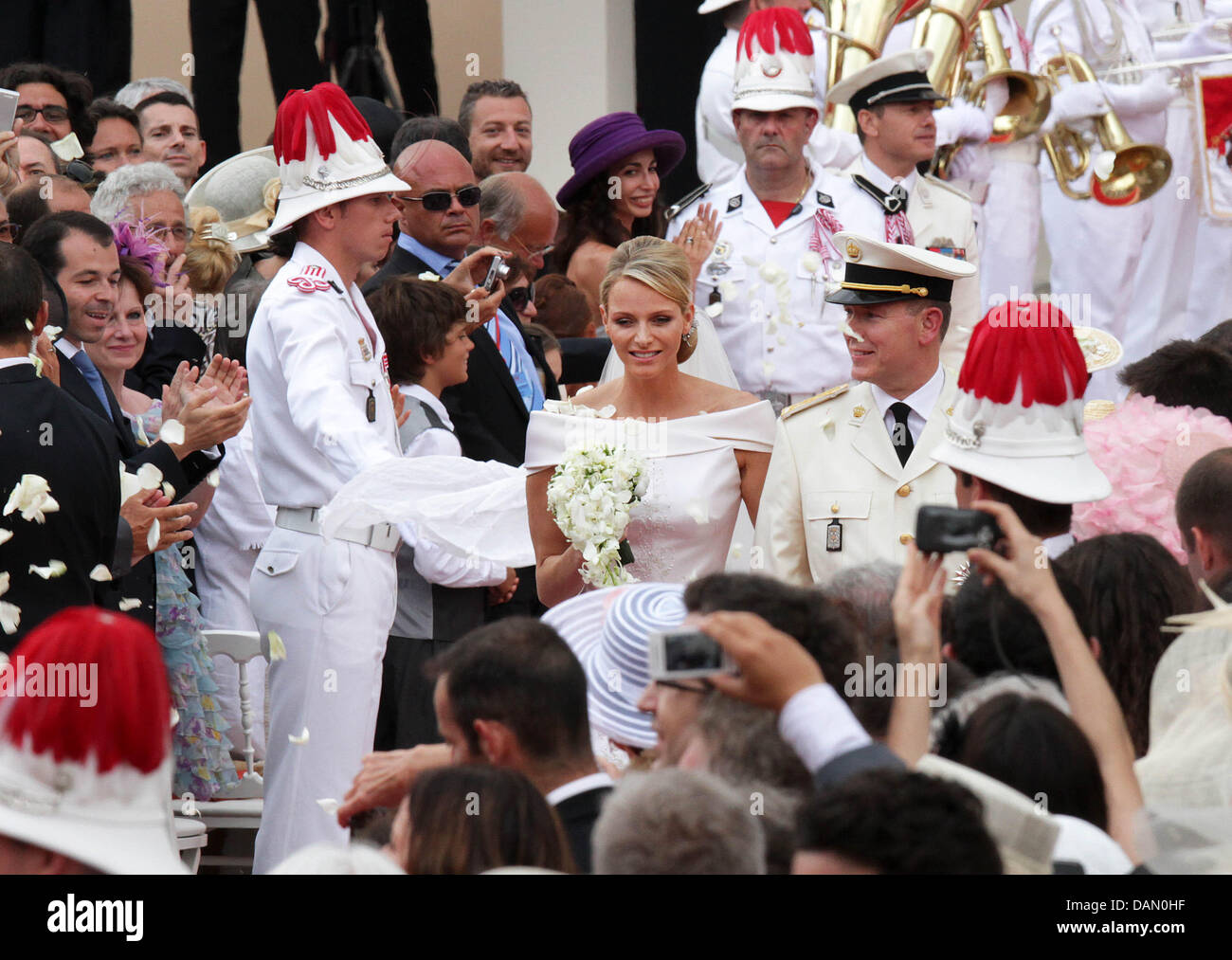 Princess charlene of monaco wedding hi-res stock photography and images ...