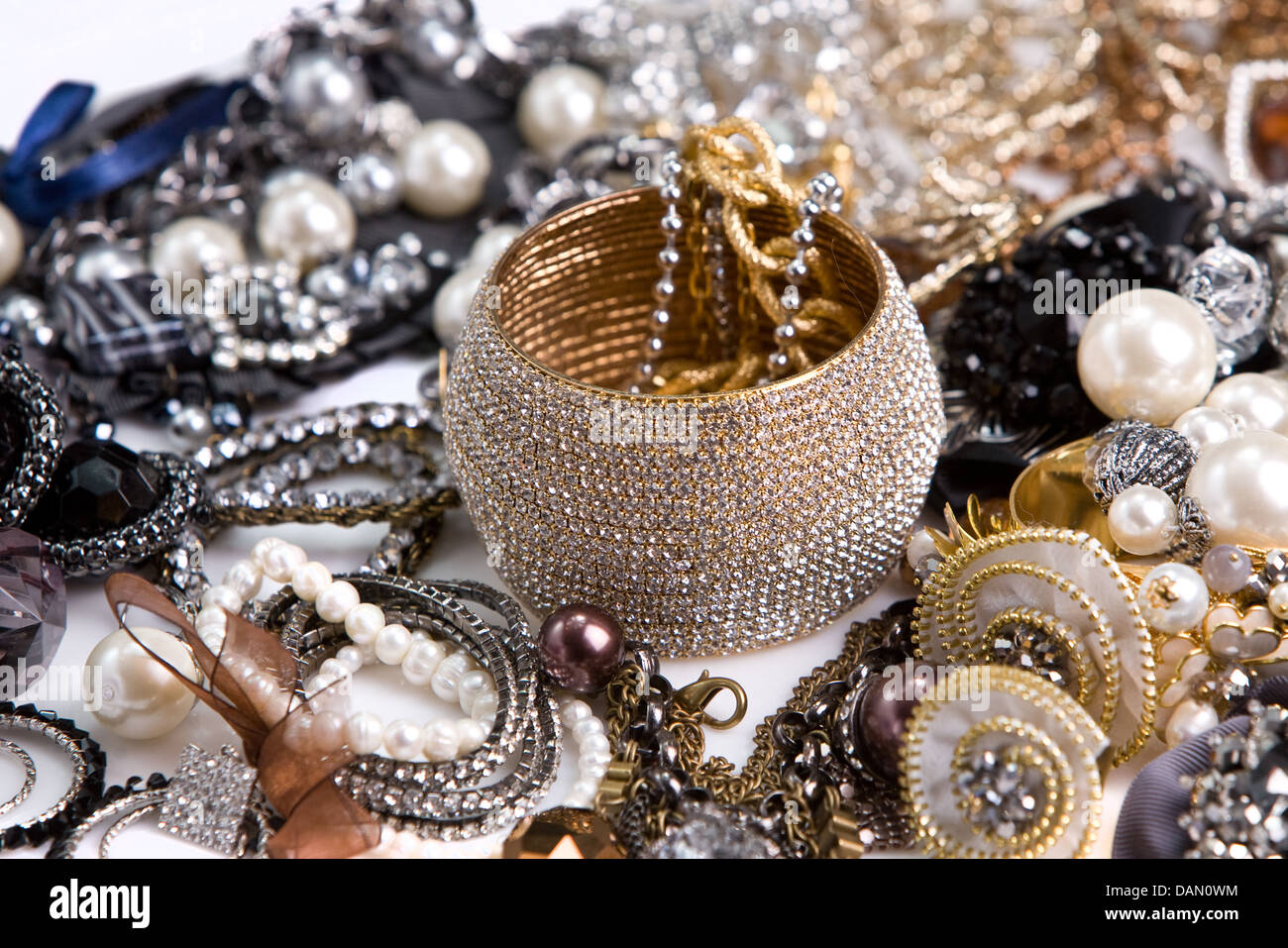 Closeup of glamorous jewelry Stock Photo - Alamy