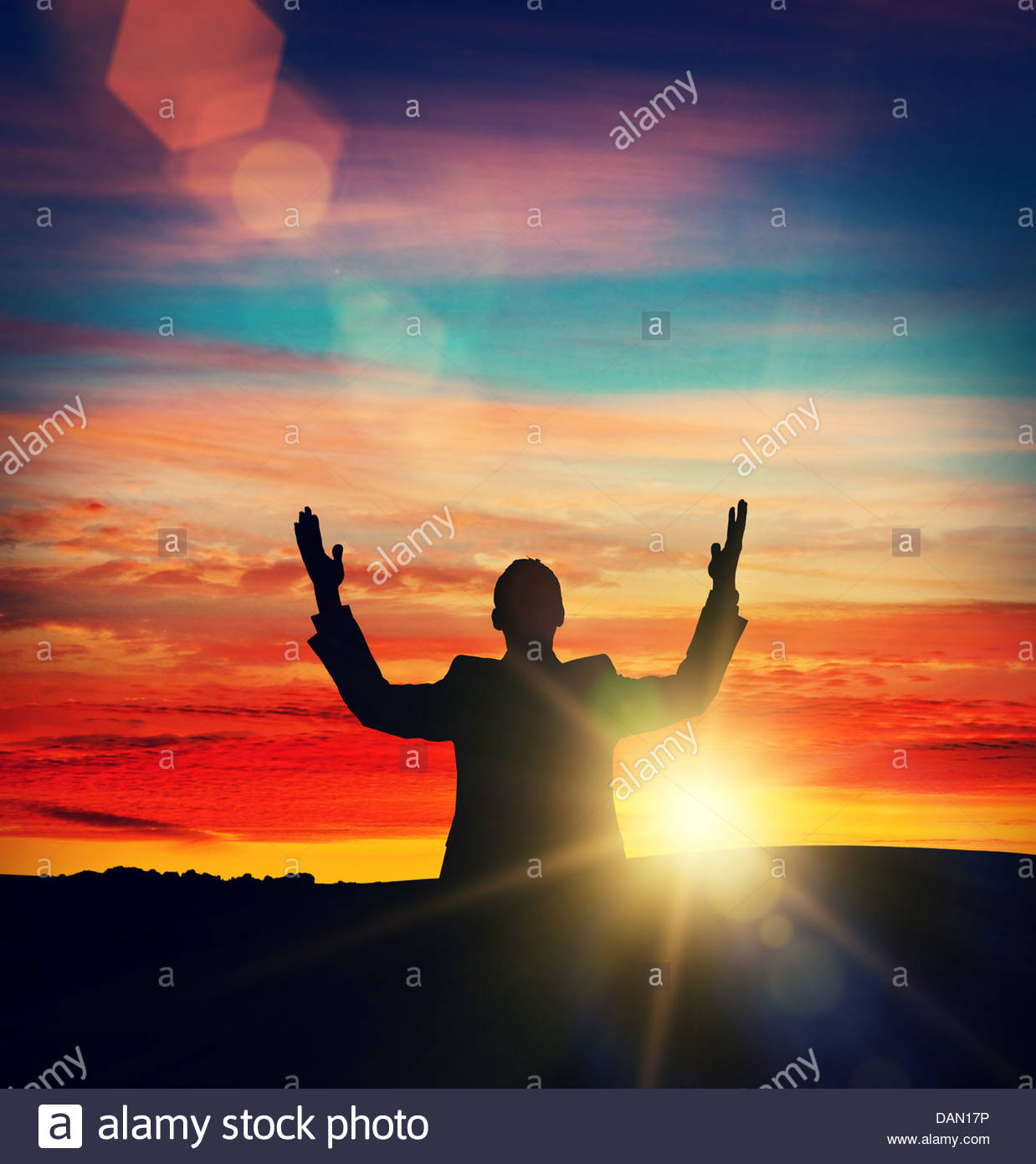 Hands Raised Heaven Stock Photos & Hands Raised Heaven Stock Images - Alamy
