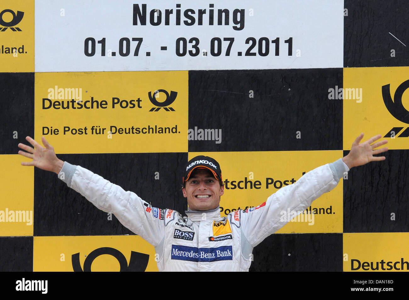Canadian German Touring Car Masters (DTM) driver Bruno Spengler ...