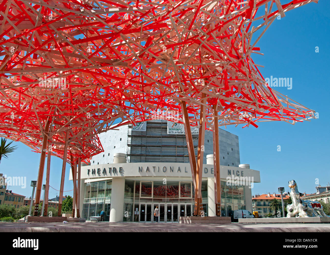 Arne Quinze National theater theatre Nice France Wooden Art ...