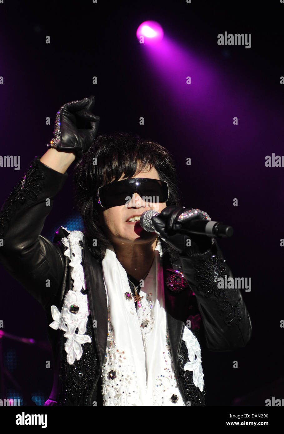 The Japanese rock band 'X Japan' play a concert at Columbiahalle in ...