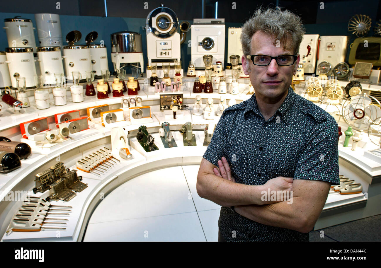Conductor, harpsichordist and composer Michael Petermann poses in front ...