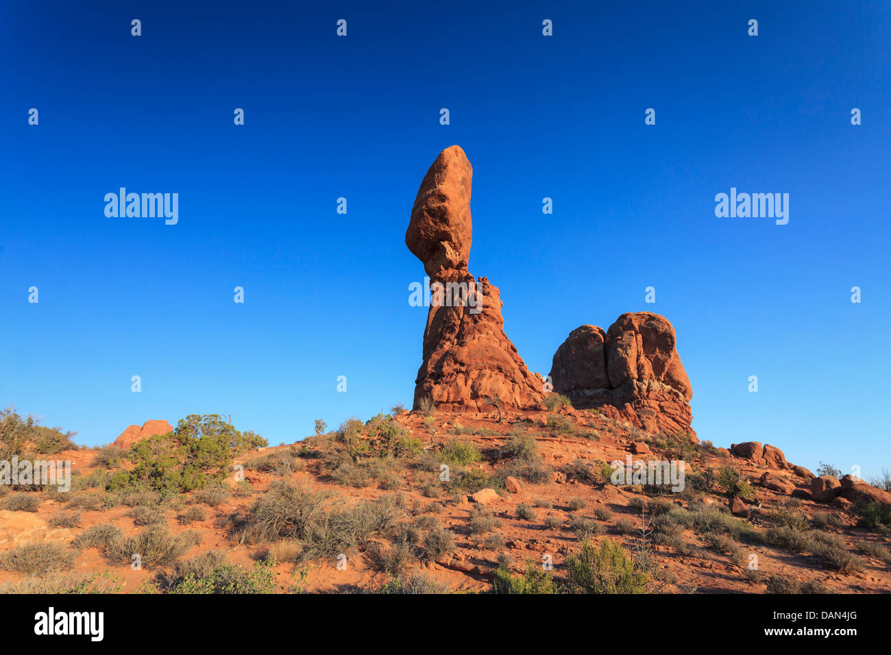 USA, Utah, Moab, Arches National Park, Balanced Rock Stock Photo - Alamy