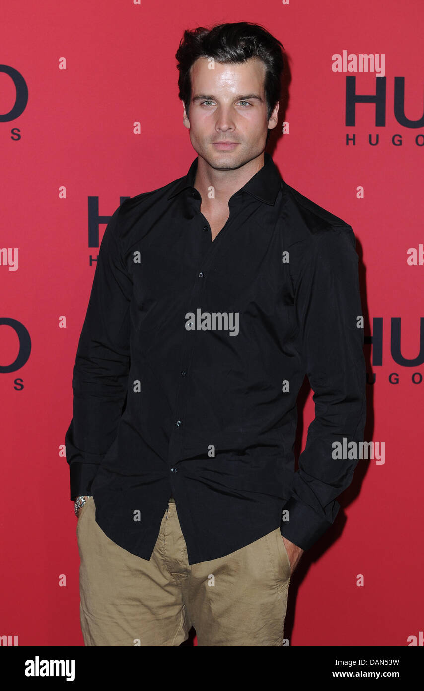 Patrick Nuo arrives for Hugo fashion show offsite during the Mercedes ...