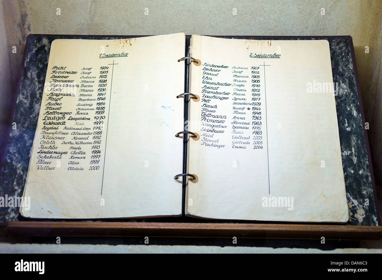 Death book hi-res stock photography and images - Alamy